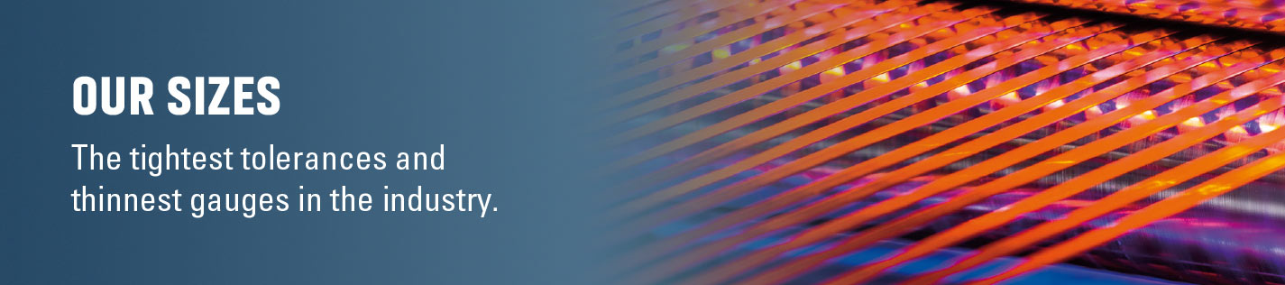 Precision Metal Strip and Ultra thin Foil Sizes